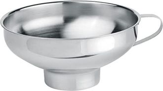 Cristel Marmeladentrichter, Edelstahl 18/10, Sp&uuml;lmaschinenfest, Seitlicher Tragegriff, 14 cm Durchmesser, Silber, 14 Unzen, K&uuml;chenutensil