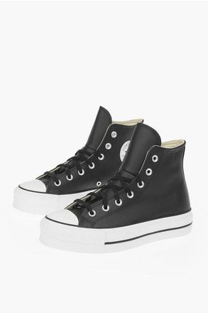 Converse ALL STAR 4cm Leather Sneakers with Platform size 35