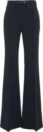 Elisabetta Franchi Femme, Pantalons, Noir, Taille: 40 FR Pantalon large