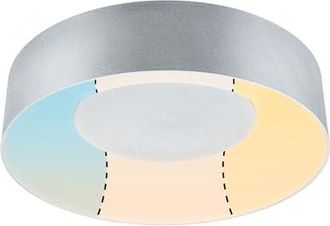Paulmann 71094 LED Deckenleuchte Casca IP44 White Switch 2300lm 230V 18W Alu rund WhiteSwitch Metall, Kunststoff 3000 K