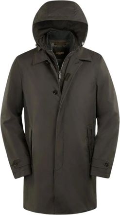 Moorer Homme, Manteaux, Noir, Taille: 3XL Manteau Car Coat Style Business