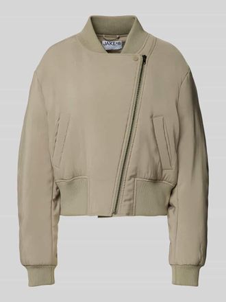 Jake*s Casual Bomberjacke mit gerippten Abschl&uuml;ssen