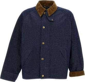 Barbour Homme, Vestes, Bleu, Taille: 4XS Transport Jacket