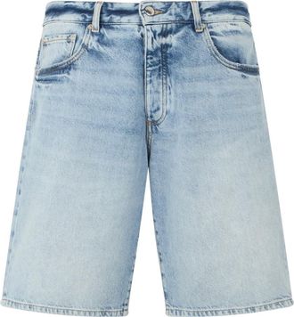 Icon Denim Los Angeles Homme, Shorts, Bleu, Taille: W33 Bermuda en jean