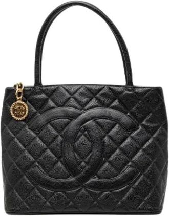 Chanel Pre-owned Medallion Tote - Femme - Pre-owned - Noir - Taille: ONE Size
