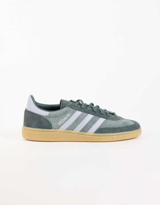 adidas Originals Handball Spezial baskets grises et argent&eacute;es avec semelle gomme