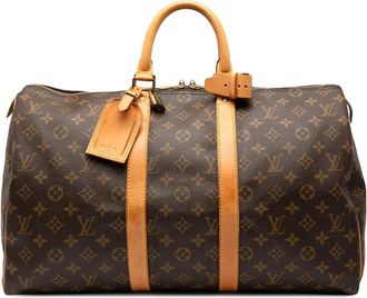 Louis Vuitton Weekender - Monogram Keepall 45 - Gr. unisize - in Braun - f&uuml;r Damen
