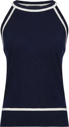 Elena Miro Femme, Tops, Bleu, Taille: 38 FR Top