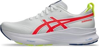 Asics Asics Mens Gel-Kayano 32 Running Shoes, 11.5, White/Flash Coral