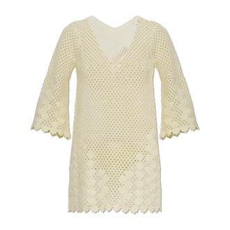 Poss&eacute; Saskia Kleid - - Dresses - Damen - Beige - S