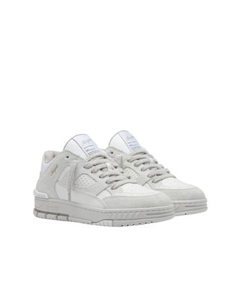 Axel Arigato Womens Sneakers Area Lo Fluffy White-Off White Upper: Leather-Suede Trainers White/off Leather/suede