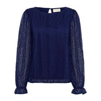 Cream Damen, Blusen & Hemden, Blau, 2XLGröße