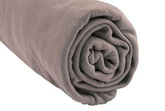 Easy dort Drap Housse 90x190 cm / 90x200 cm Lit Une Place 90 x 190 | Extensible | Bambou Hypoallergenique | Taupe Marron | Respirant | Sommeil sain | Marque Eas