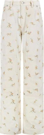 Msgm M. S.G. M. Casual Hose - Wei&szlig;