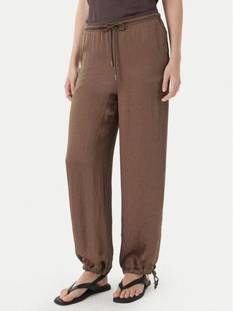 Marella Stoffhose Bronzo 2613131085 Braun Relaxed Fit