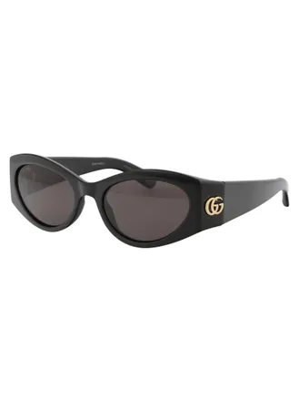 Gucci Womens Sunglasses Black-Black-Grey Injected Black/black/grey