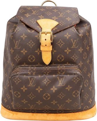 Louis Vuitton Crossbody Bags - Louis Vuitton Canvas Monogram Montsouris GM Backpa - Gr. unisize - in Braun - f&uuml;r Damen
