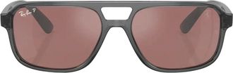 Ray-Ban unisex, Accessoires, Gris, Taille: 58 MM Nylon Lunettes de soleil