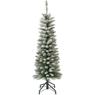 Kaemingk Snowy Bleistiftkiefern-Weihnachtsbaum h 150 x &oslash; 45 cm