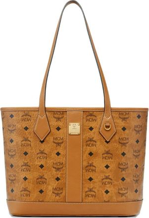 MCM petit sac &agrave; main monogramm&eacute; - Marron