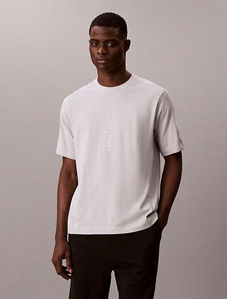 Calvin Klein T-shirt de sport en coton m&eacute;lang&eacute; haute performance
