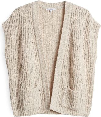 OPUS Damen Strickjacke | DIMOLA Regular Strickcardigan in Bouclé Optik Natural Glaze, M