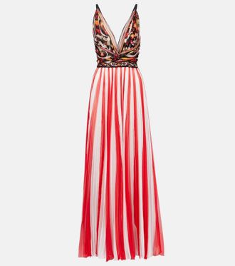 Dolce & Gabbana Robe longue imprimée