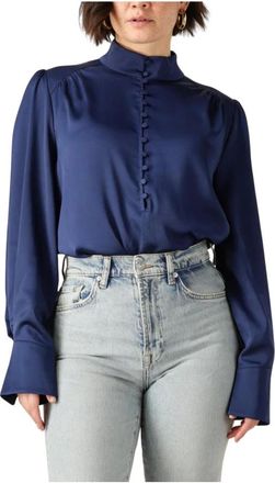 Bruuns Bazaar Damen, Blusen & Hemden, Blau, MGr&ouml;&szlig;e