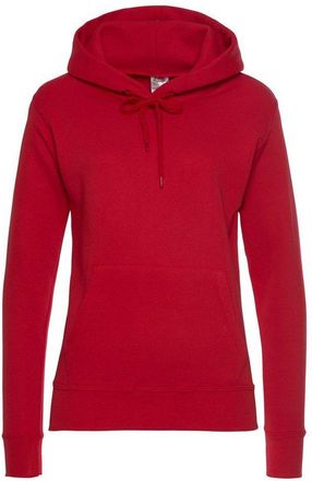 Fruit Of The Loom Kapuzensweatshirt Classic hooded Sweat Lady-Fit mit Kängurutaschen