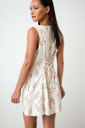 Next Minikleid Durchgekn&ouml;pftes Minikleid mit Kragen (1-tlg)