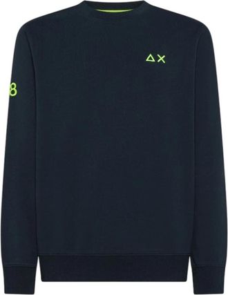 Sun 68 Homme, Sweatshirts et sweats &agrave; capuche, Bleu, Taille: 2XL F36115 SweaT-shirt