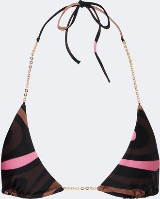 Pucci Bikini-Oberteil Marmo