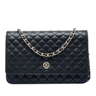 Chanel Sac bandouli&egrave;re matelass&eacute; doccasion - Femme - Pre-owned - Noir - Taille: ONE Size