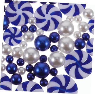 PartyKindom Weihnachtliche Selbstgemacht Acryl Schwimmkerzenperlen Vasenfüller Für Dekoration Wiederverwendbar Bruchsicher Filigranes Design Für Wasser Vasen Und 