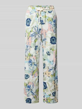 Christian Berg Pyjama-Hose im Allover-Look mit elastischem Bund