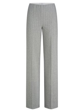 Peter Hahn Wide Fit-Jersey-Hose Peter Hahn grau