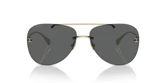 Chanel CH4285T Pilot-Frame Sunglasses - Gray