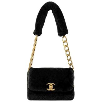 Chanel Pre-owned Schultertasche aus Stoff - - Pre-owned - Damen - Schwarzk - ONE SIZE