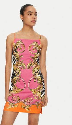 Versace Jeans Couture Sommerkleid 78HAO9P7 NS651 Rosa Regular Fit