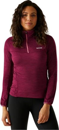 Regatta Yonder II Powerstretch Shirt Damen leicht und atmungsaktiv f&uuml;r Wandern, Outdoor und Trekking, Farbe:Dark Pimento, Gr&ouml;&szlig;e:40