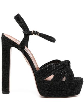 Aquazzura sandales Nina 140 mm - Noir