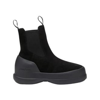 Moon Boot Schwarze Wildleder Chelsea Wasserdichte Stiefel - - Shoes - Herren - Schwarzk - 37 EU