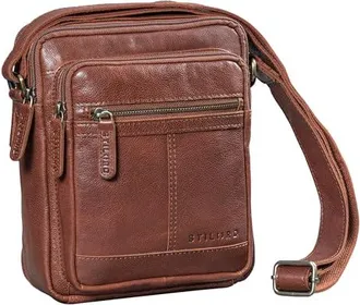 STILORD Lorenzo Petit Sac Homme en Cuir Vintage Besace Bandouli&egrave;re Petite Sacoche pour Tablette 8 Pouces Sac &Eacute;paule Homme Style Messenger Couleur:maraska - ma