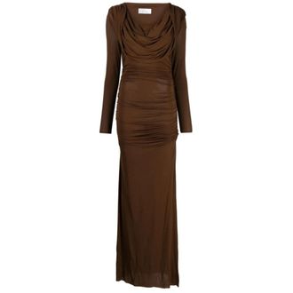 Giuseppe Di Morabito Elegantes langes Kleid - - Dresses - Damen - Braun - S