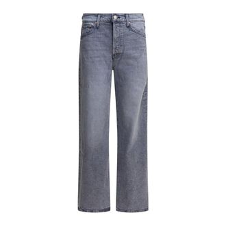 Mother The Tomcat Straight Leg Jeans - Femme - Jeans - Gris - Taille: W25