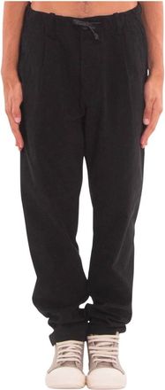 Transit Par-Such Homme, Pantalons, Noir, Taille: S Pantalon de jogging ample en gabardine U10