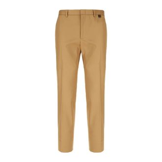 Gucci Baumwolltwill-Hose mit Web-Detail - - Trousers - Herren - Beige - M