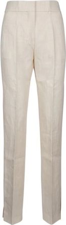 Jacquemus Femme, Pantalons, Beige, Taille: 36 FR Pantalone