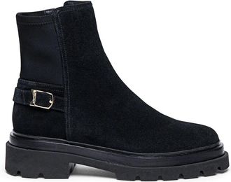 Santoni Stiefel - Womens suede ankle boot - Gr. UK_3_5 - in Wei&szlig; - f&uuml;r Damen