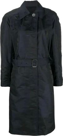 Ferragamo Femme, Manteaux, Noir, Taille: 40 FR Trench Coat